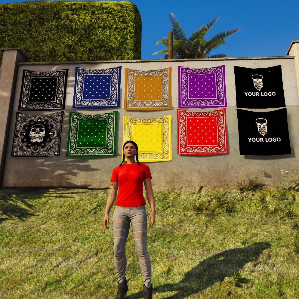 Mrs. BzZz | Bandana flags