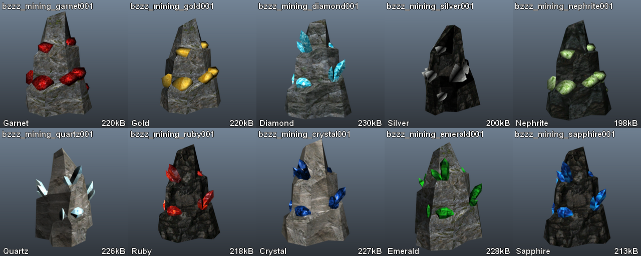 Mrs. BzZz | Mining props