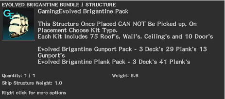 Gaming-Evolved Atlas | Max Quality Brigantine Bundle