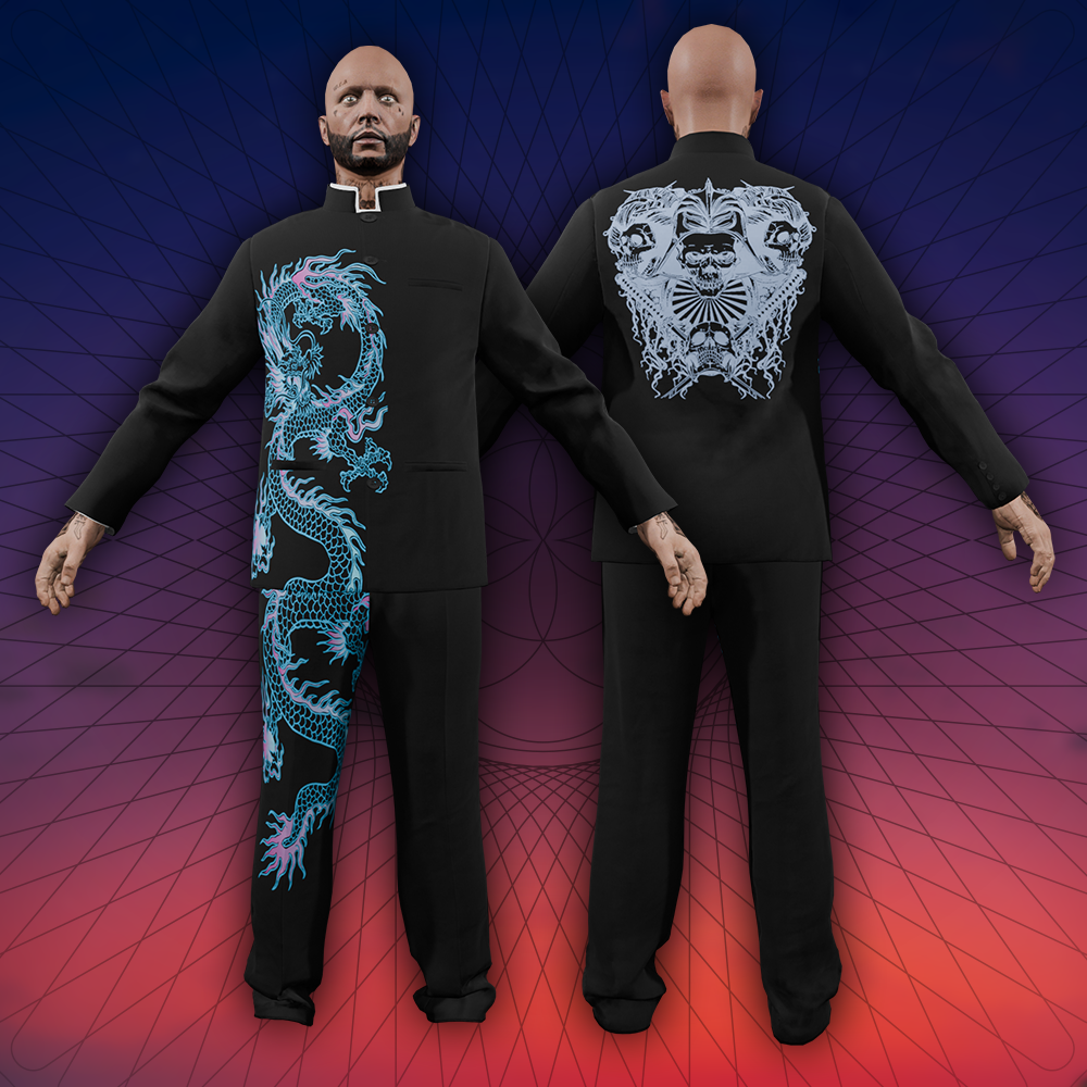 ensART Clothes · Asian Suit Pack ( Fivem Ready / Add-On )