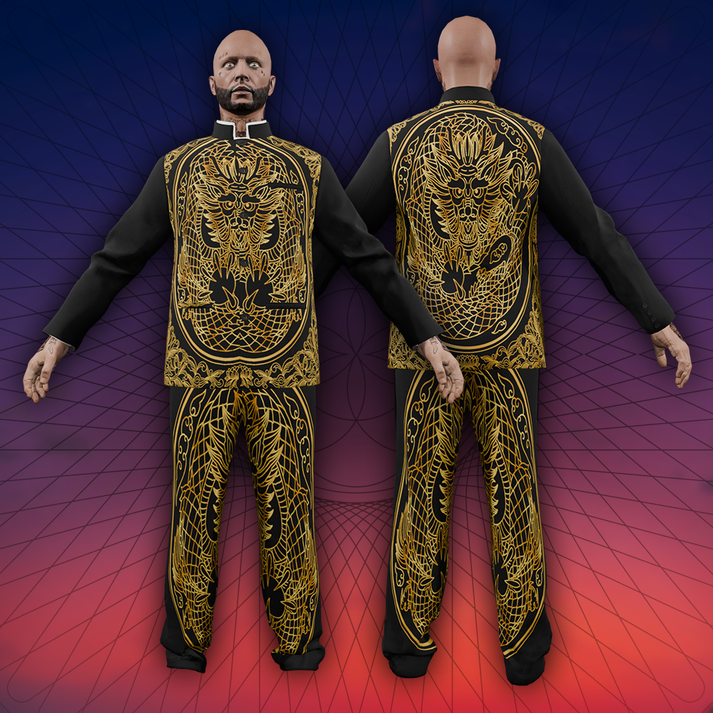 ensART Clothes · Asian Suit Pack ( Fivem Ready / Add-On )