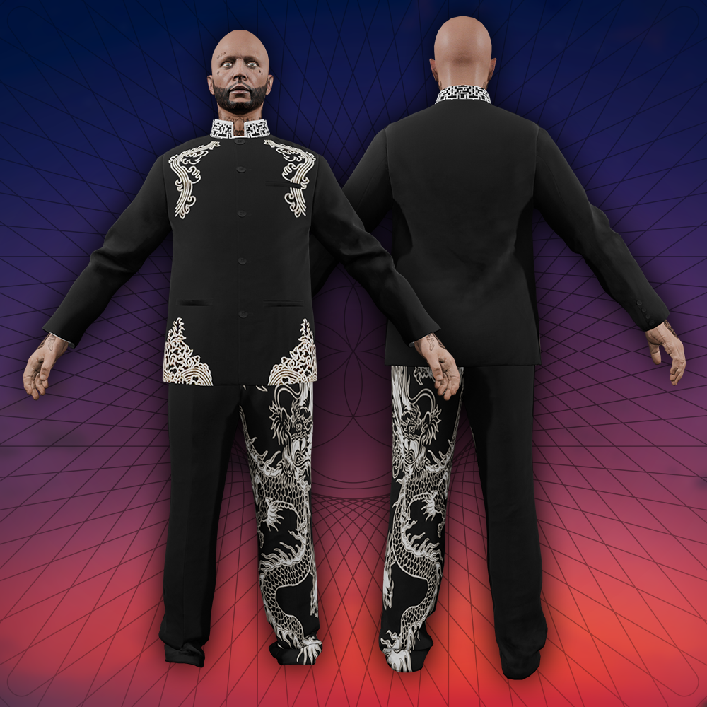 ensART Clothes · Asian Suit Pack ( Fivem Ready / Add-On )