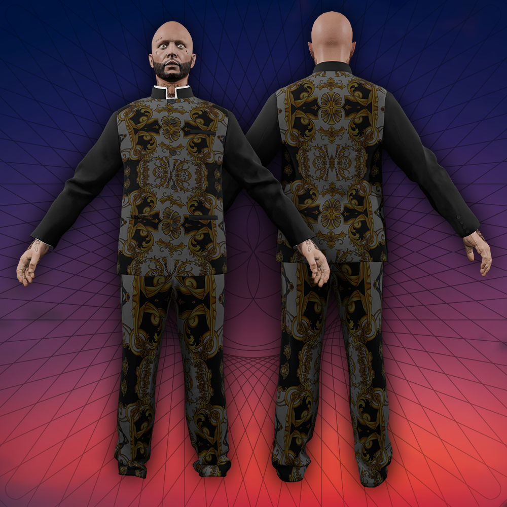 ensART Clothes · Asian Suit Pack ( Fivem Ready / Add-On )