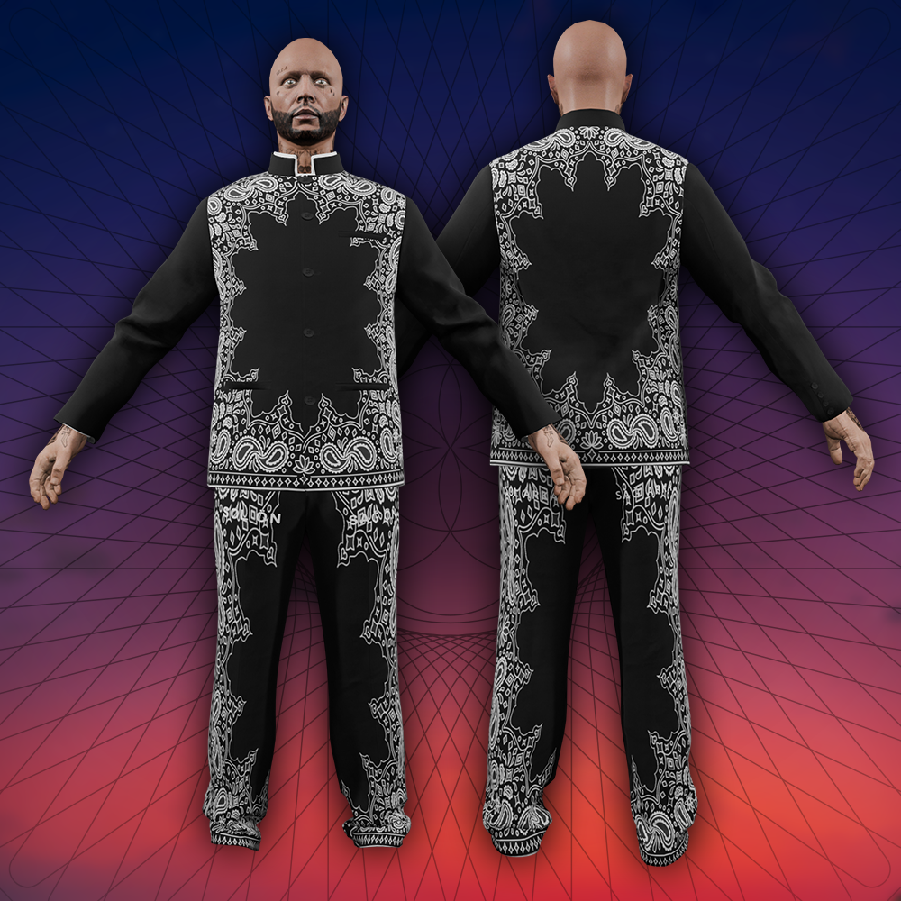 ensART Clothes · Asian Suit Pack ( Fivem Ready / Add-On )