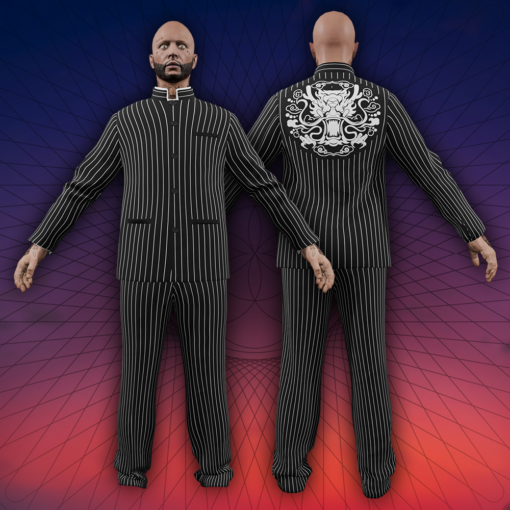 ensART Clothes · Asian Suit Pack ( Fivem Ready / Add-On )