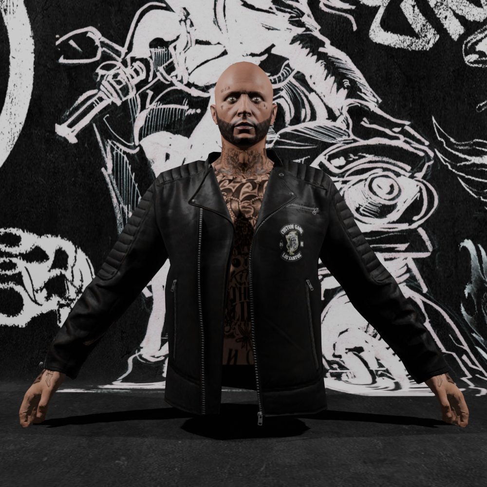 ensART Clothes · Custom MC Leather Jacket