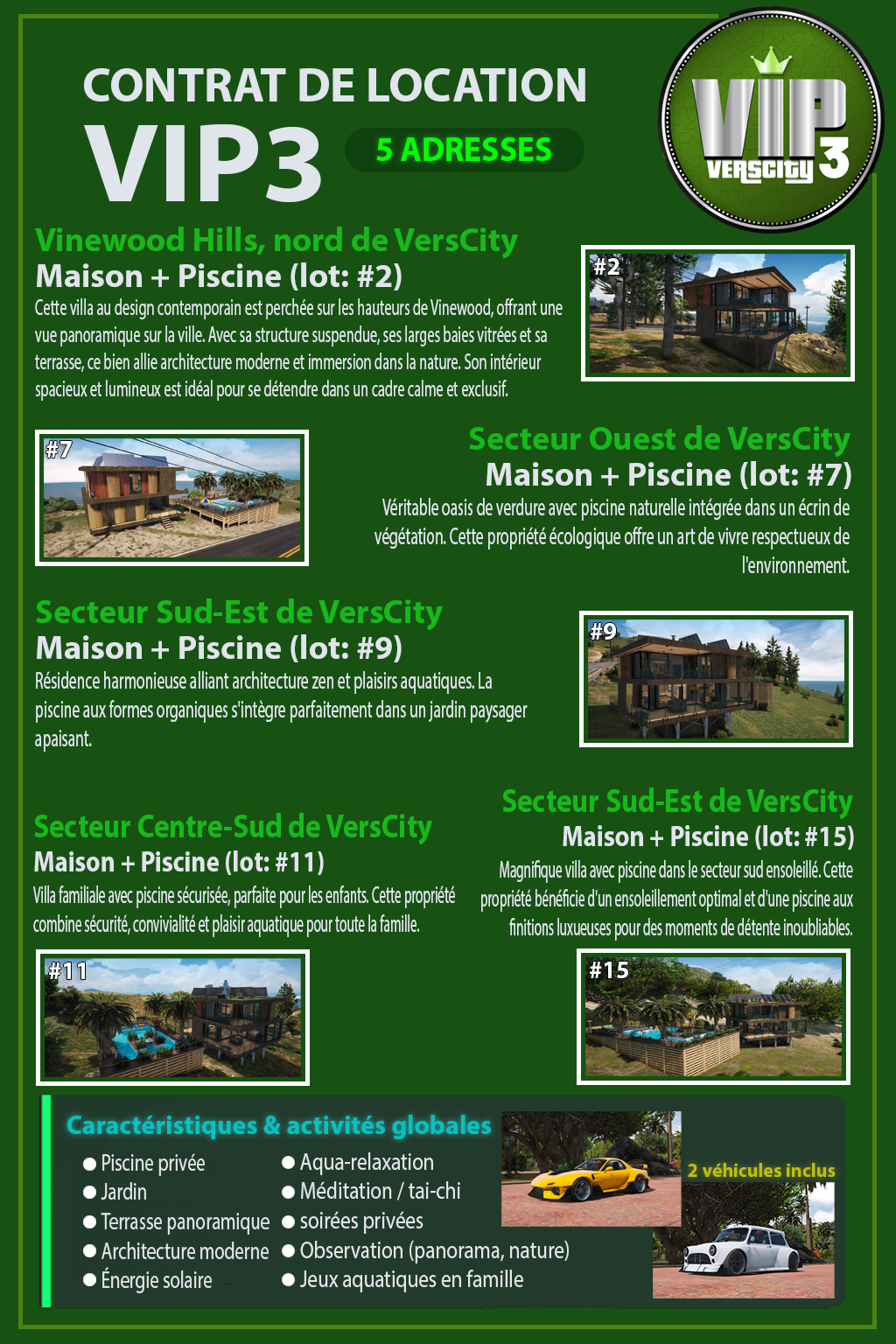 VersCity | VIP3 mensuelle