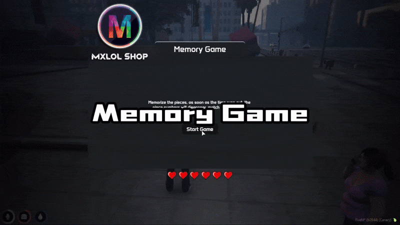 MxLoL Shop · Memory Game (Minigame)