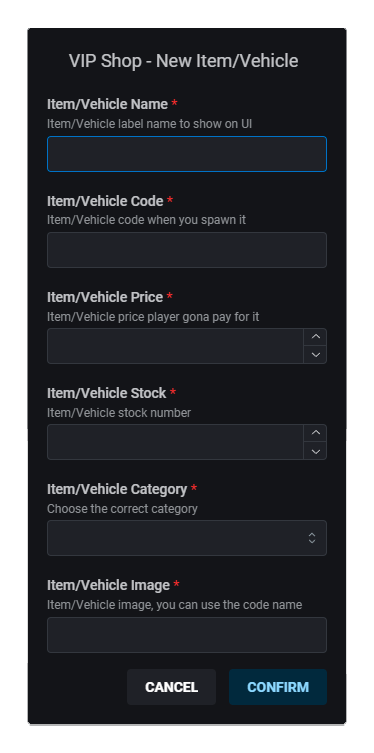 mScripts | [ESX] VIP-SHOP