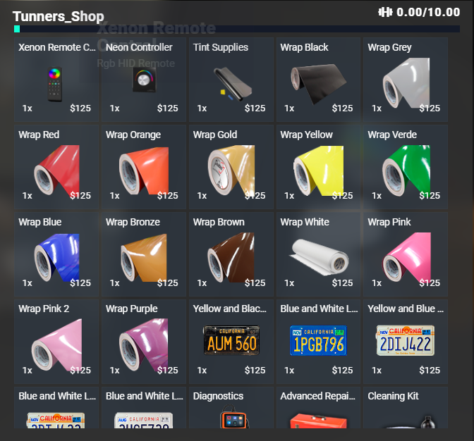 mScripts | [QB] TUNERJOB