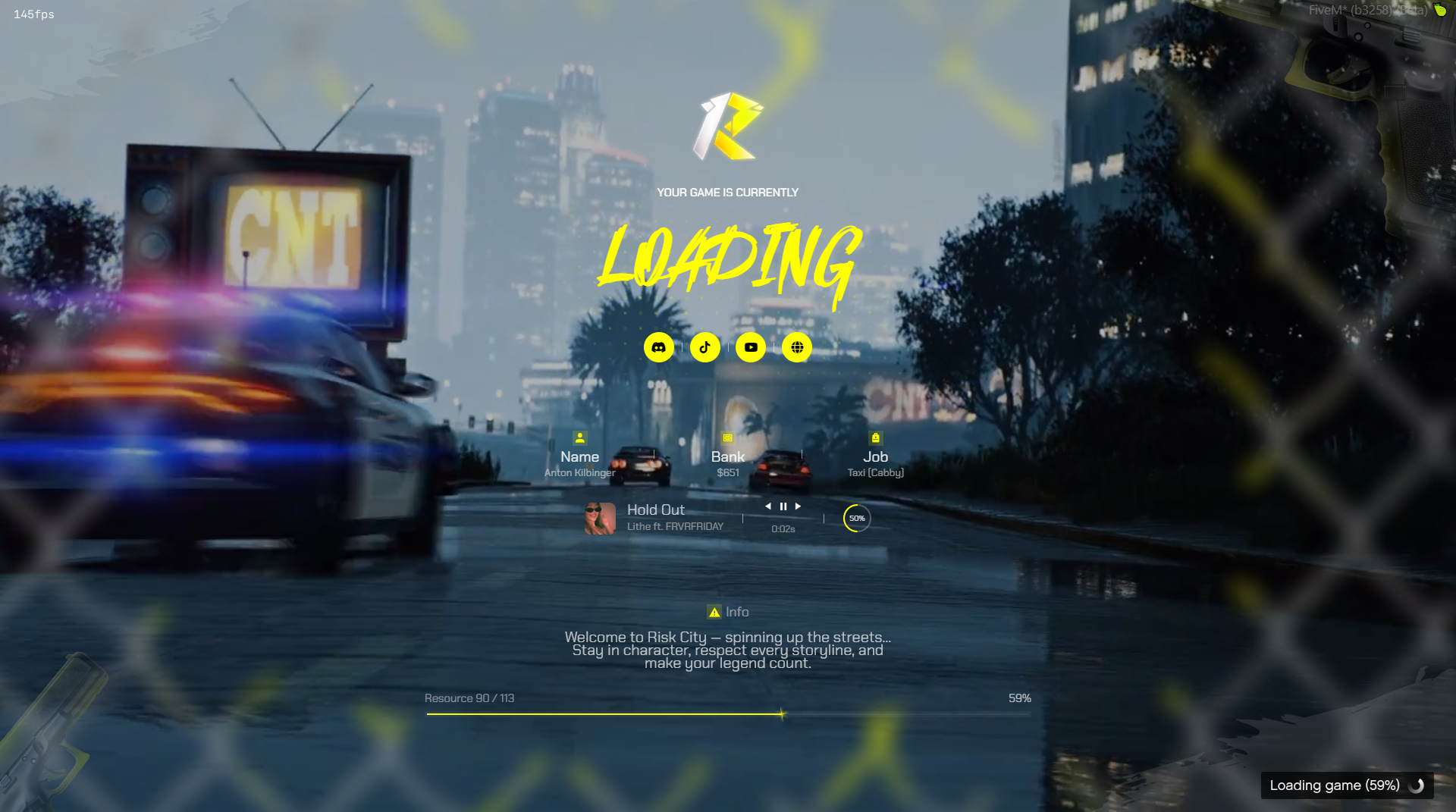Modern Loading Screen | RISK SCRIPTS