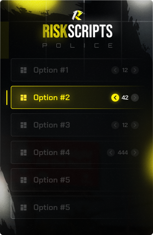 ESX Menu Default & Dialog Redesign | RISK SCRIPTS