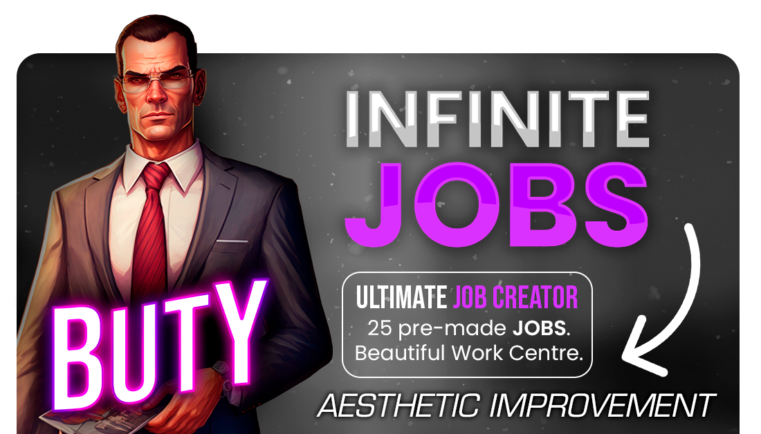 ButyShop | Infinite Jobs System