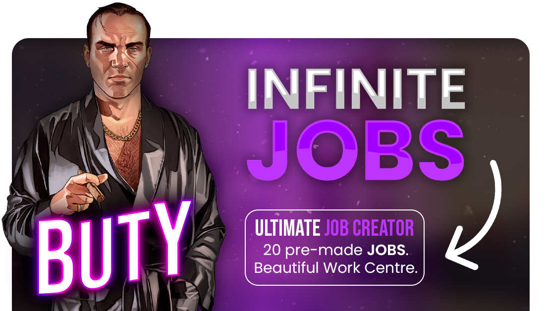 ButyShop | Infinite Jobs System