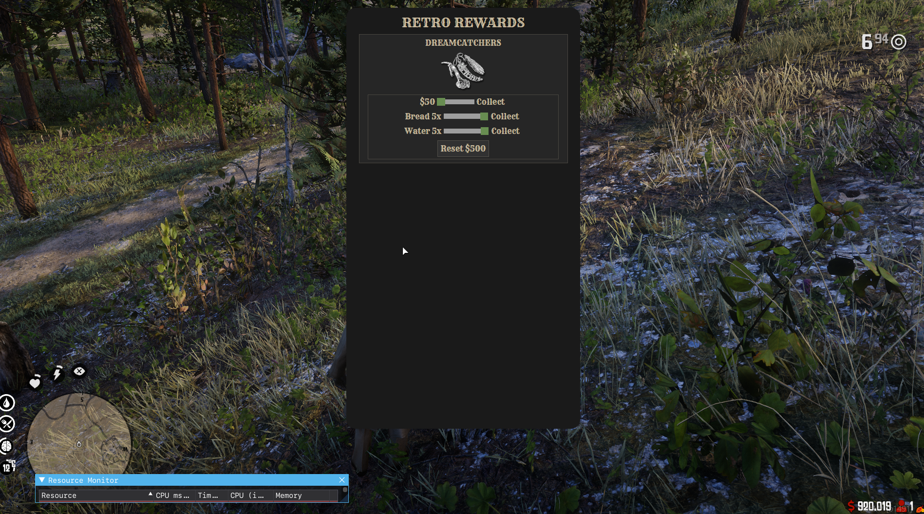 RicX RedM Scripts | Retro Collect Sub - RedM Scripts