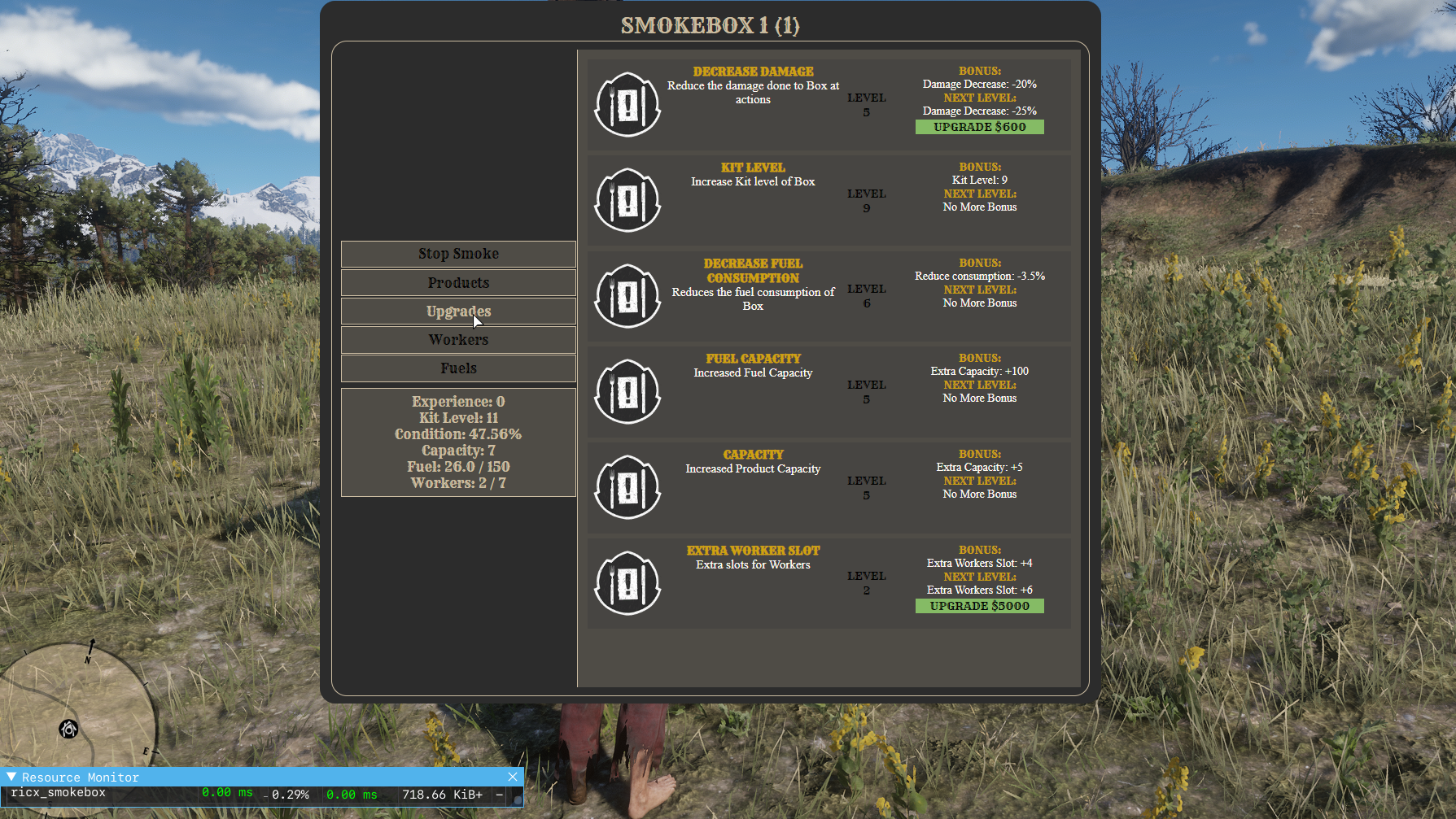 RicX RedM Scripts | Smoke Boxes - RedM Scripts
