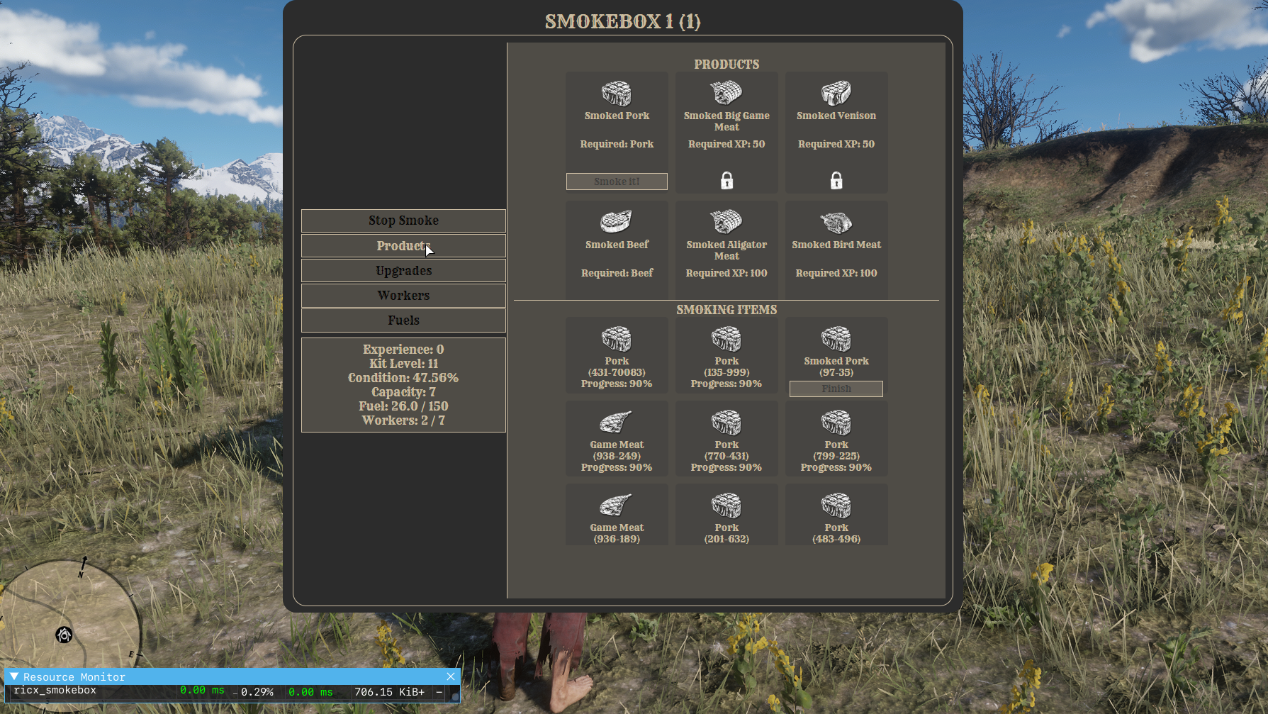 RicX RedM Scripts | Smoke Boxes - RedM Scripts