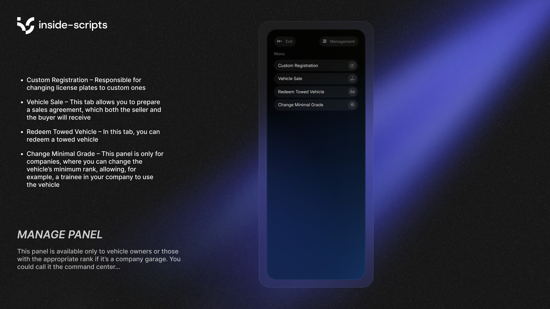 inside-scripts | Garage