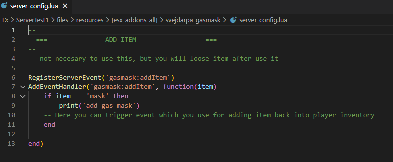 Svejda Scripts | [NO ESX] Gas Mask