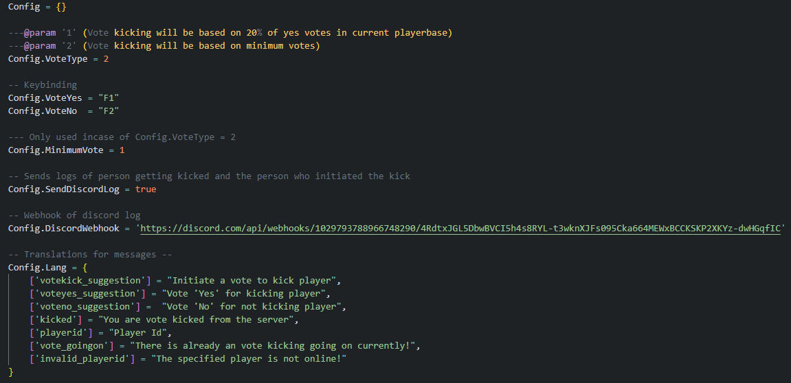 PlayerNo1 | Vote Kick