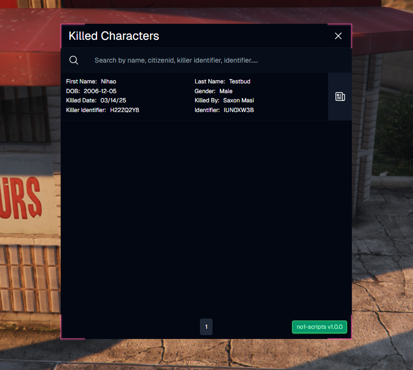 [QBX/QBCore/ESX] Criminal Pack | Character Kill System with Restoration ...