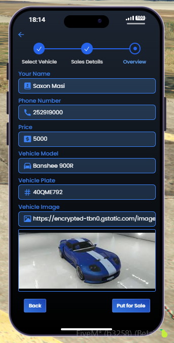[ESX/QBCore/QBox] Car Marketplace App | LB Phone - FiveM Releases - Cfx ...