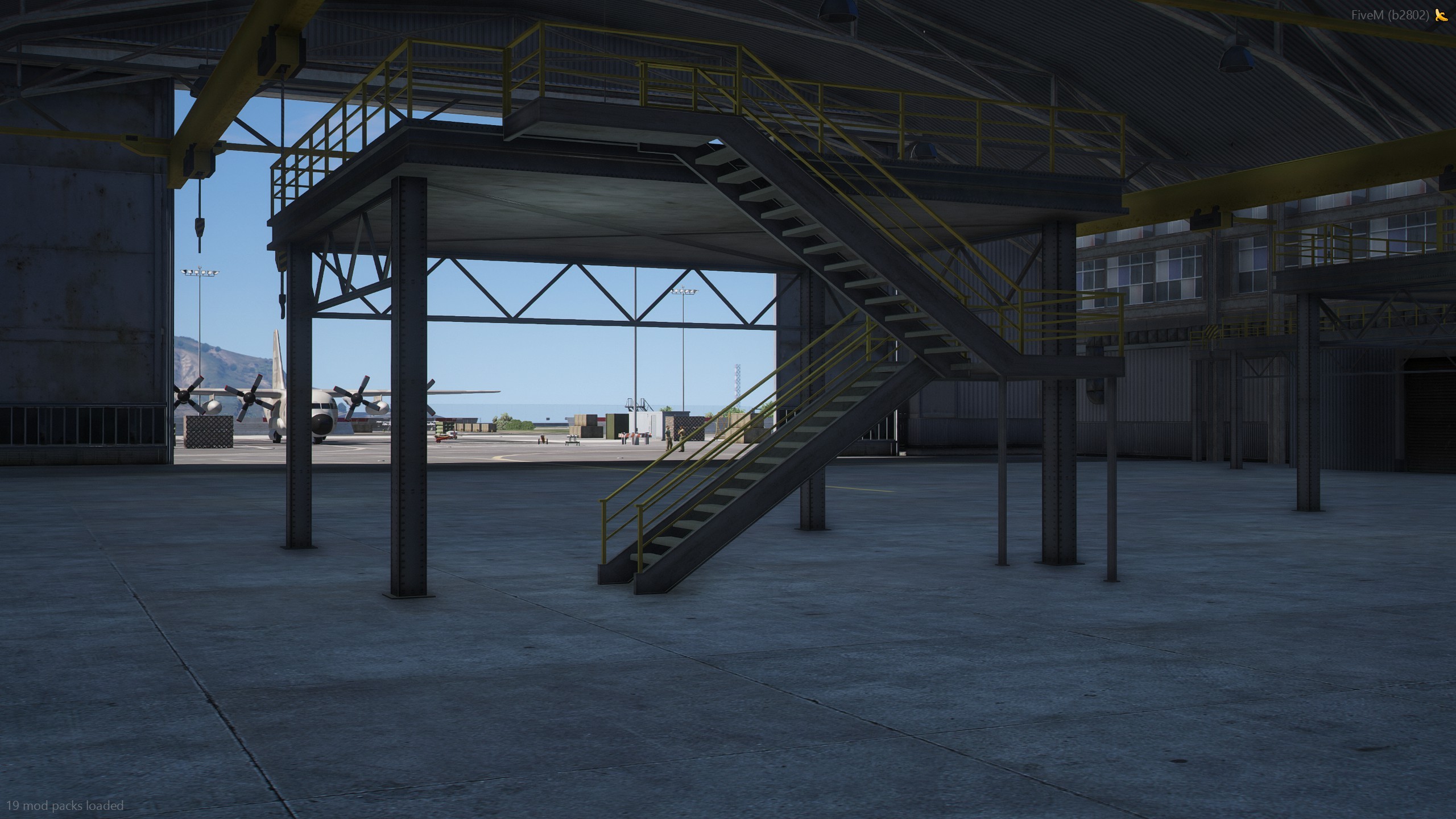 K.Gilbert's Modifications · Fort Zancudo Open Hangar (A2 Hangar)